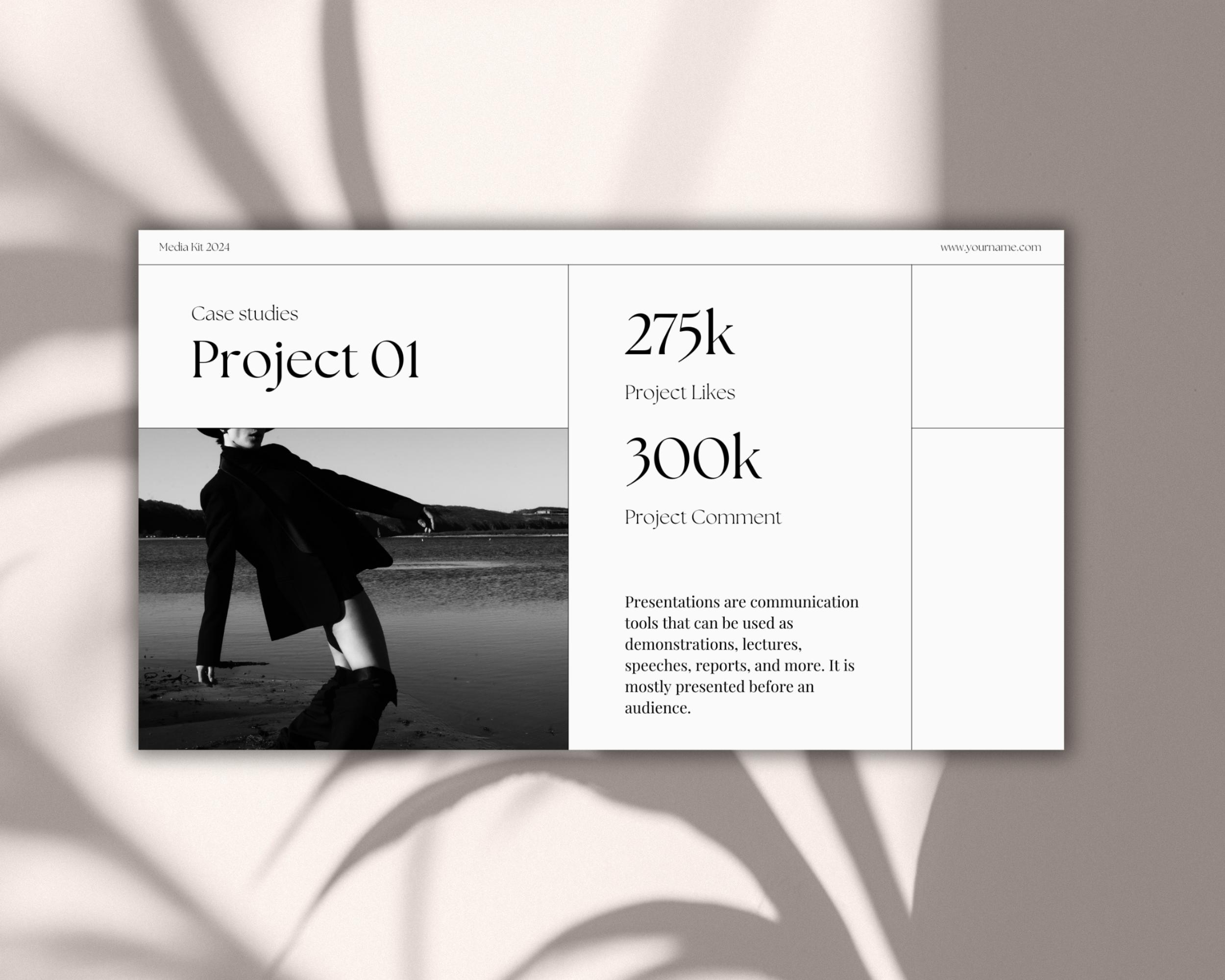 Customizable Media Kit Presentation Template 13 Pages Instagram ...