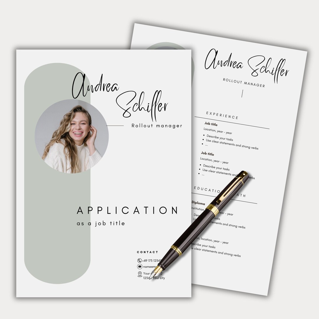 Modern Application Templates English Tabular CV Template Cover Sheet ...
