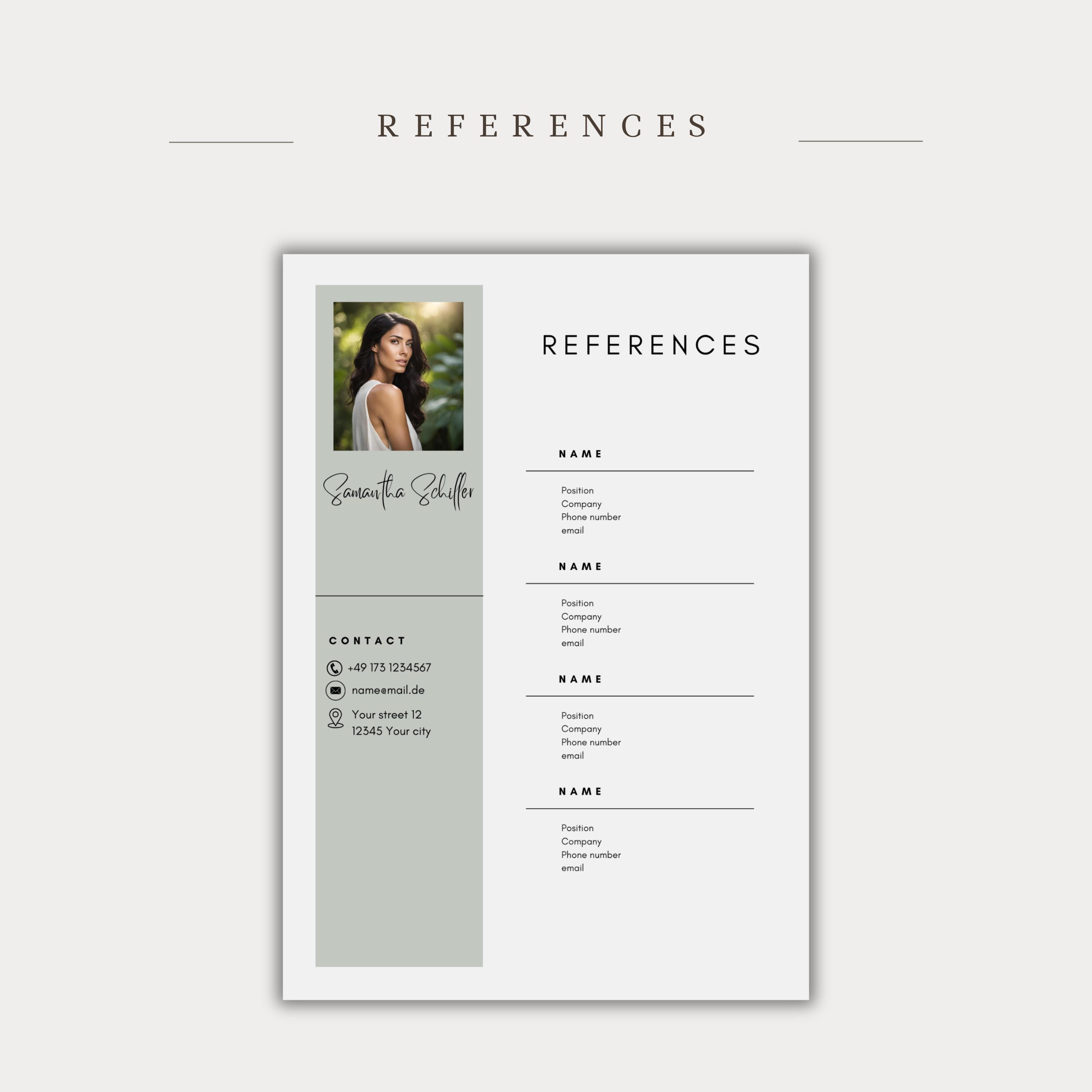 Female Actor Resume Template Boho Photo Canva Adult Model Actor ...