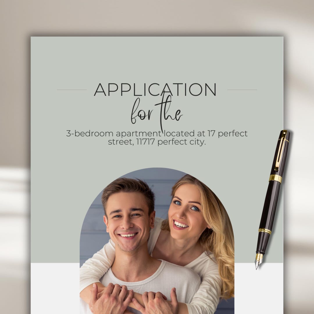 Tenant Resume Template Rental Application CV Creative Rental Cover ...