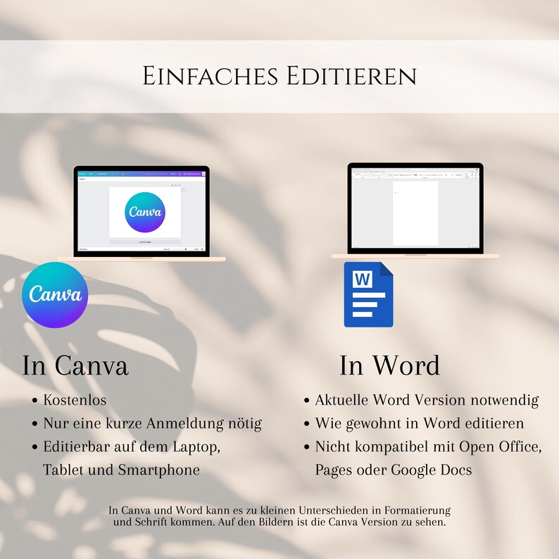 Application Template German Word Canva Tabular CV Modern Cover Letter ...