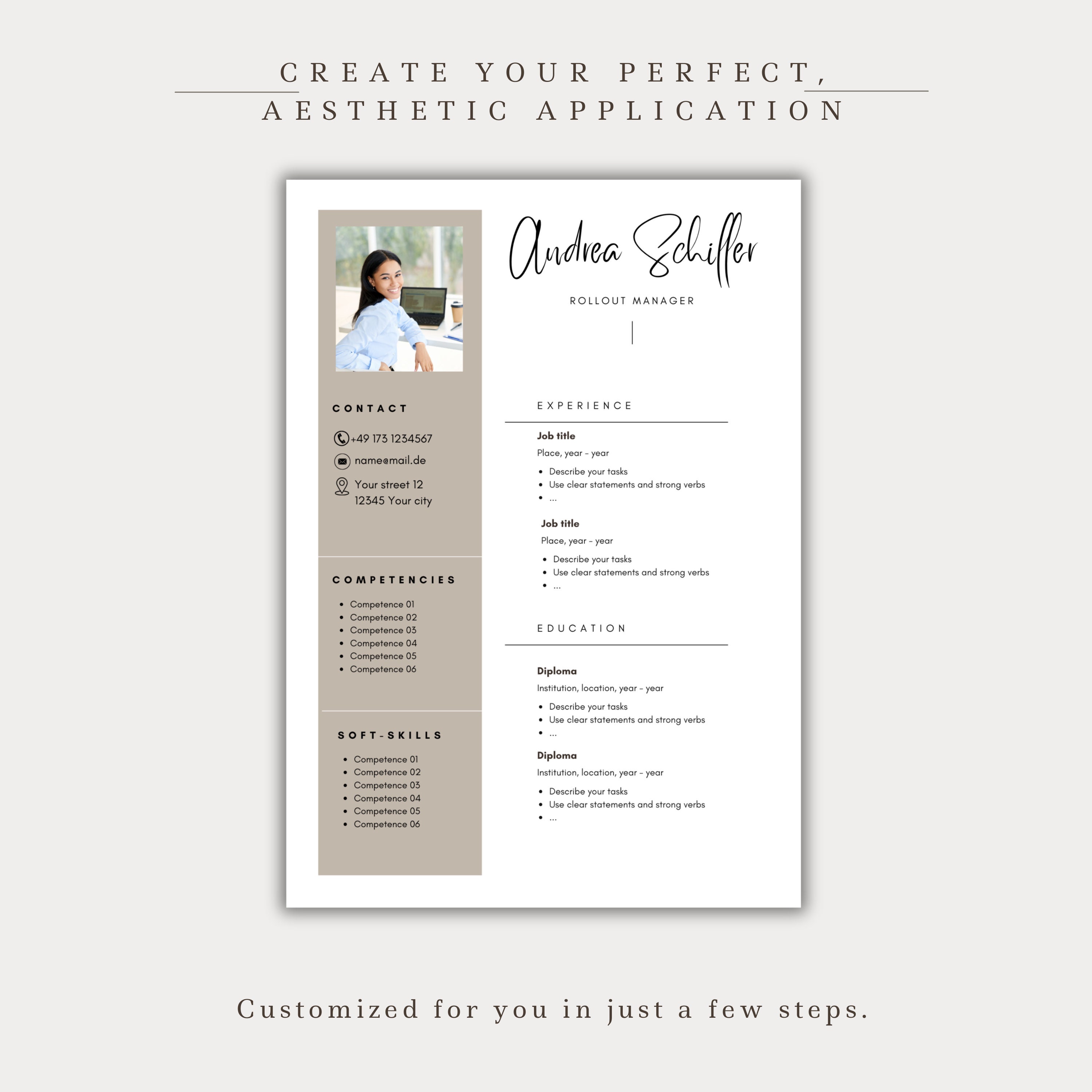Modern Application Templates English Tabular CV Template Cover Sheet ...