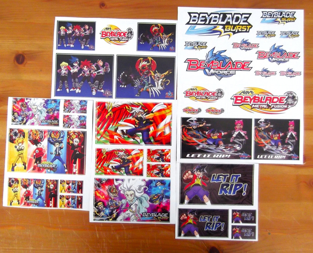 Beyblade Decals Stickers. Perfect for Stadiums, Arena's or Toys ...