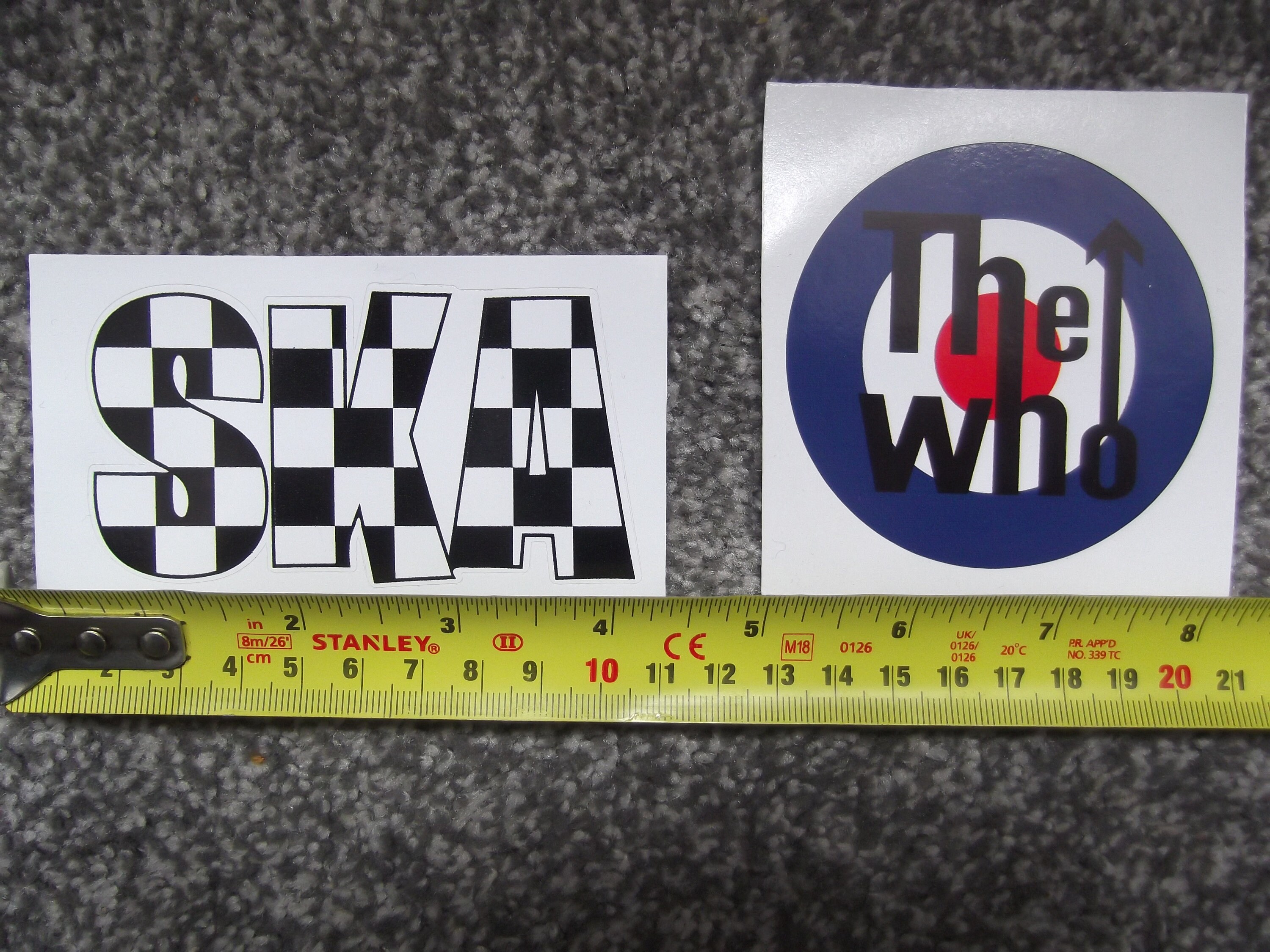 7 X Vinyl Stickers, Ska Mod Rockers Soul Rock Music ,suitable for ...