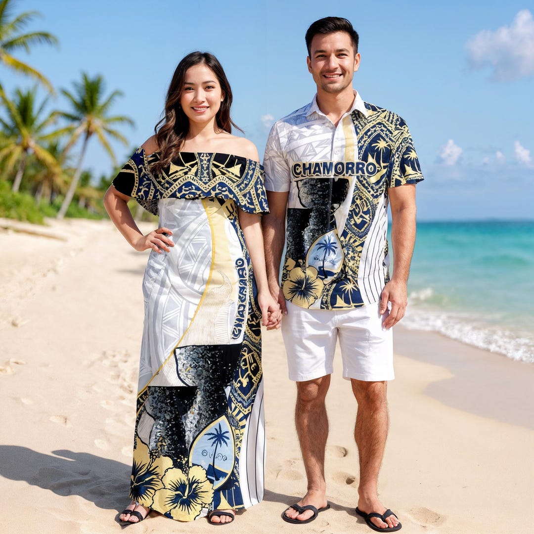 Guam Chamorro – Matching Hawaiian Shirts and Dresses - Etsy