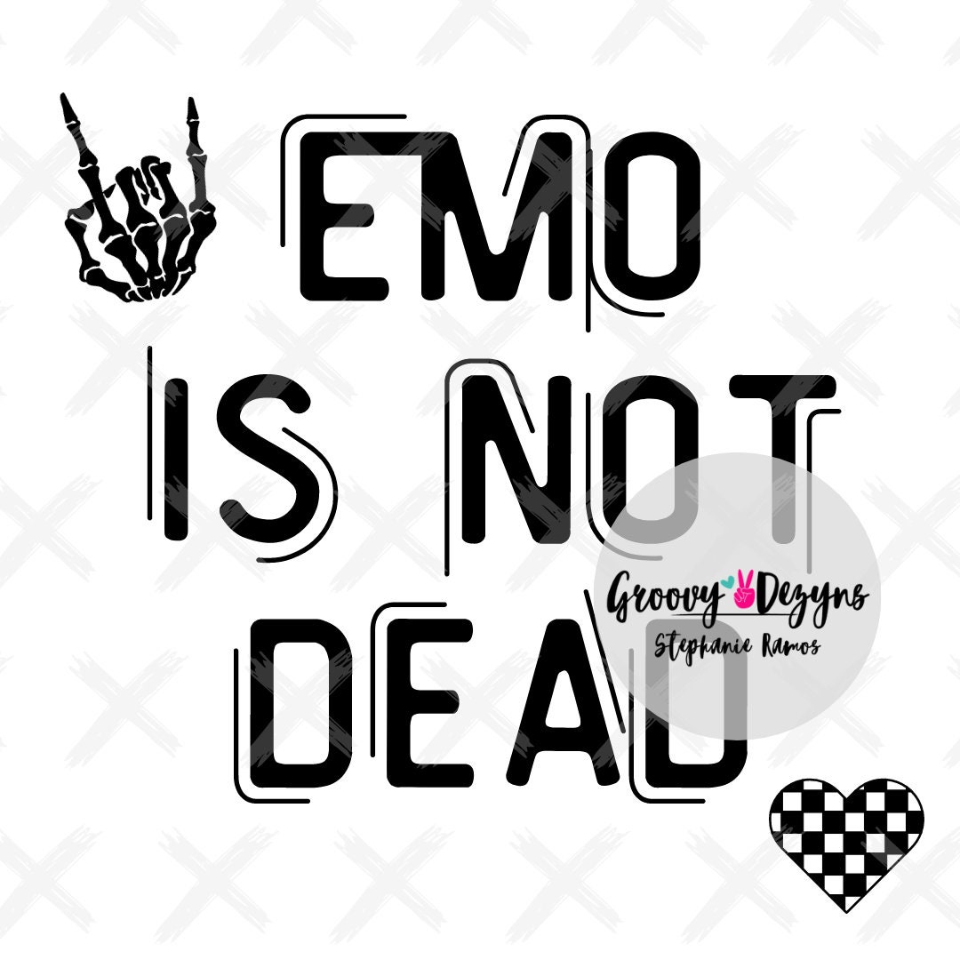 Emo is Not Dead - Etsy