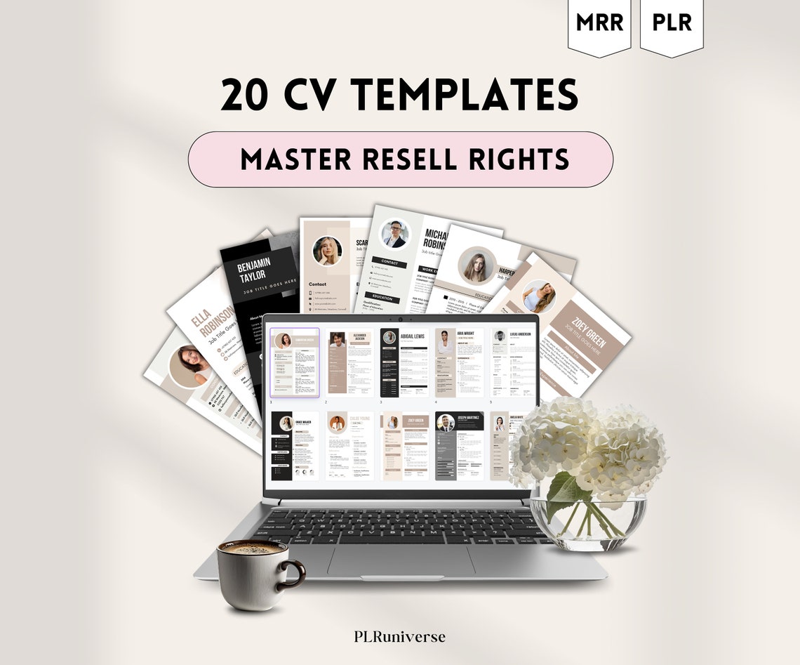 PLR CV Bundle, CV Resume Template, Cv Template Professional, Cv ...