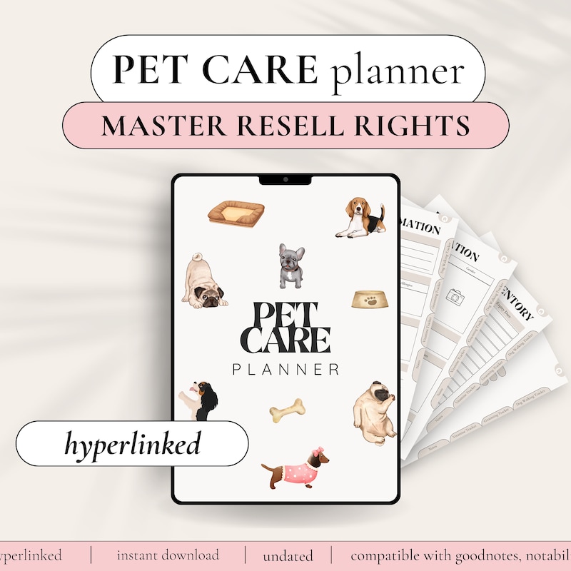 Pet Planner - Etsy