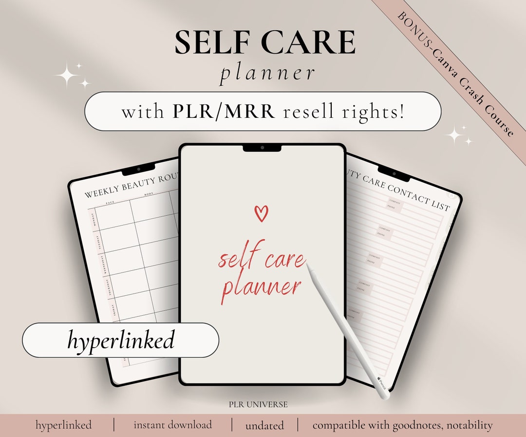 PLR Planners, MRR Digital Planner, PLR Journal, Plr Digital Product ...
