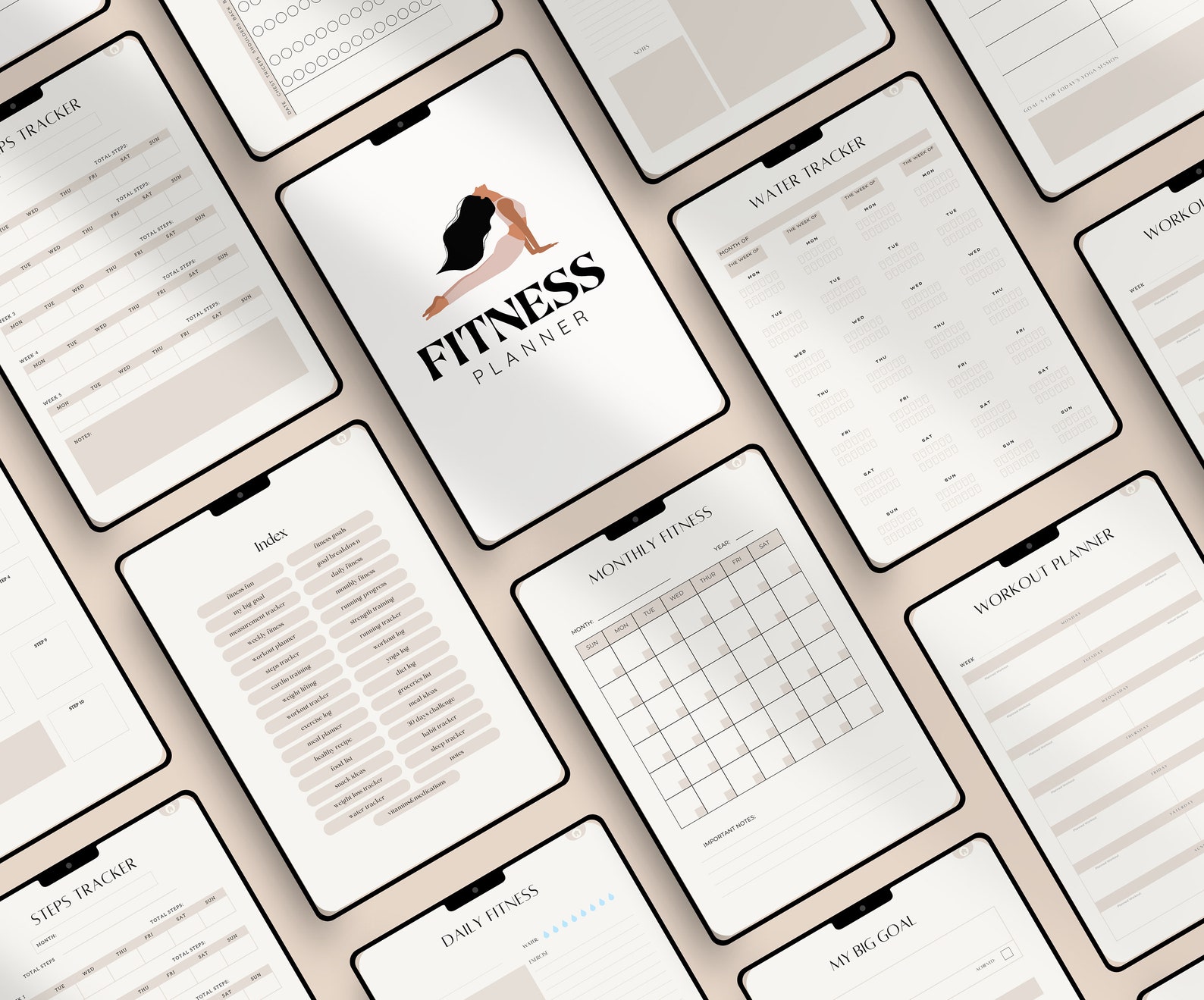 PLR Fitness Planner, PLR Planners, MRR Digital Planner, Plr Journal ...