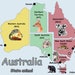 Printable Australia Map | Australia Map Print | Australia Map | Study ...