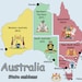 Printable Australia Map | Australia Map Print | Australia Map | Study ...