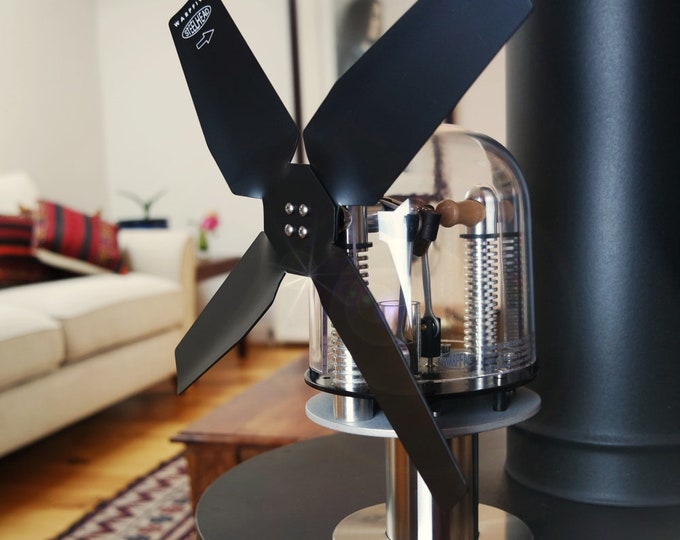 Steelhead Stove Fan - Stirling Engine - Heat Powered Fan for Wood Stove ...