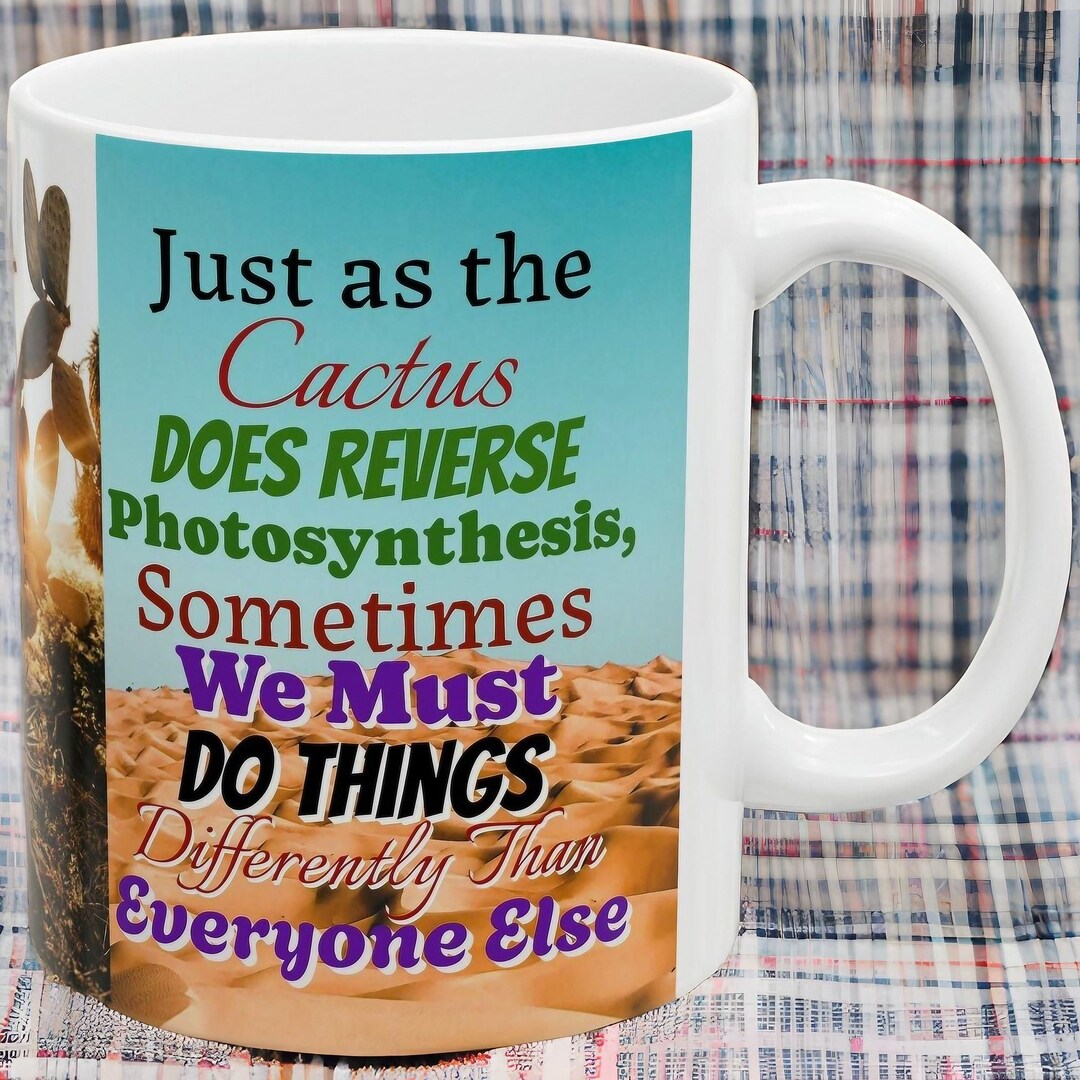 Cactus Mug Quotes About Life Succulent Mug Cacti Mug Desert Mug Cactus ...