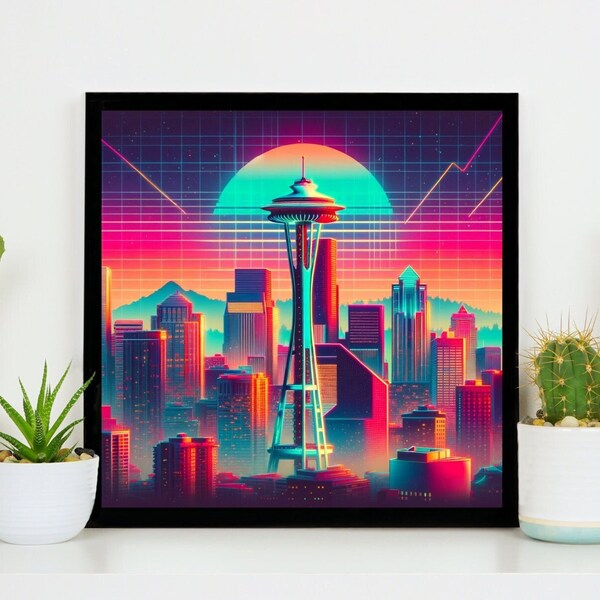Retro Space Art - Etsy