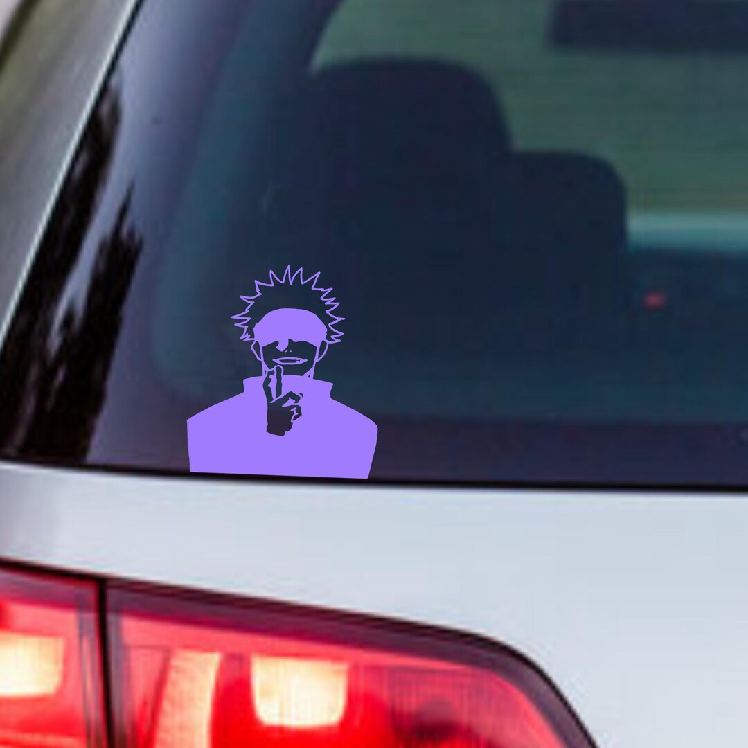 Anime Gojo Vinyl Sticker - Decorative Decal for Cars, Laptops, Mirrors ...