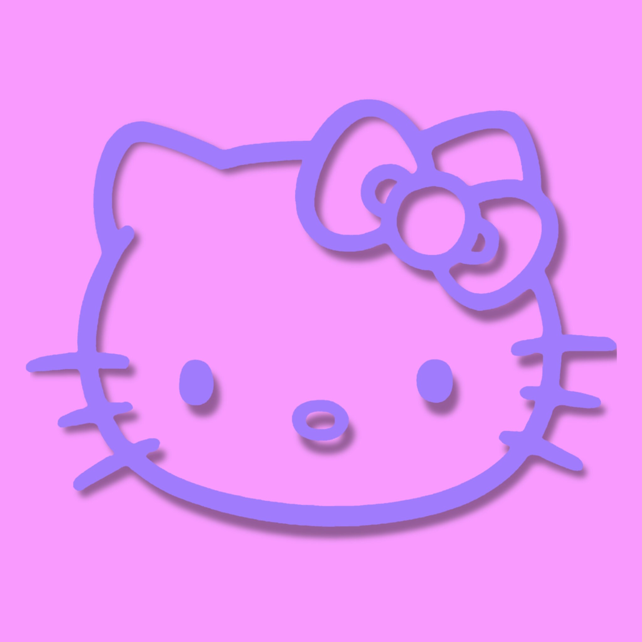 Hello Kitty Vinyl Sticker Decorative Decal for Cars, Laptops, Mirrors ...