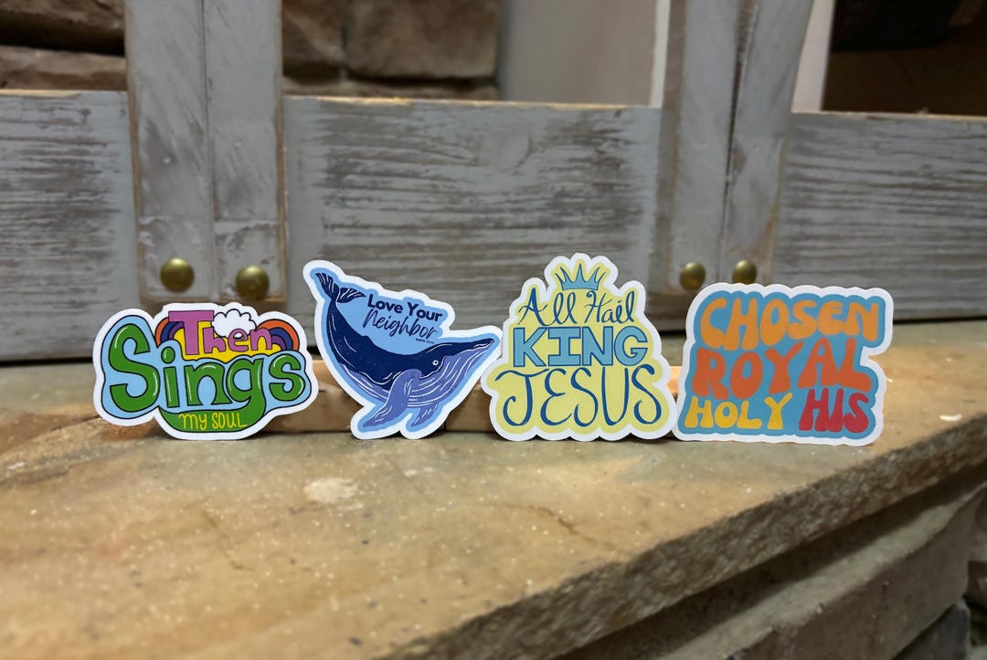 Inspirational Christian Die Cut Stickers: Bible Verse Reminders - Etsy