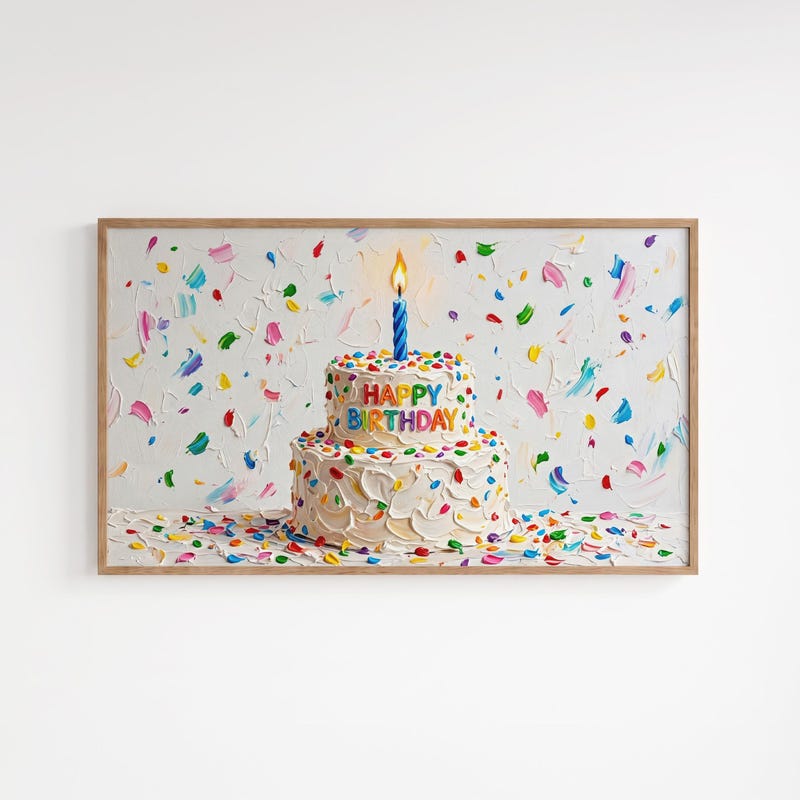 Happy Birthday Art - Etsy UK