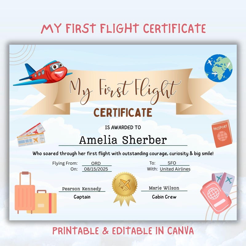 Printable Certificates Free - Etsy UK
