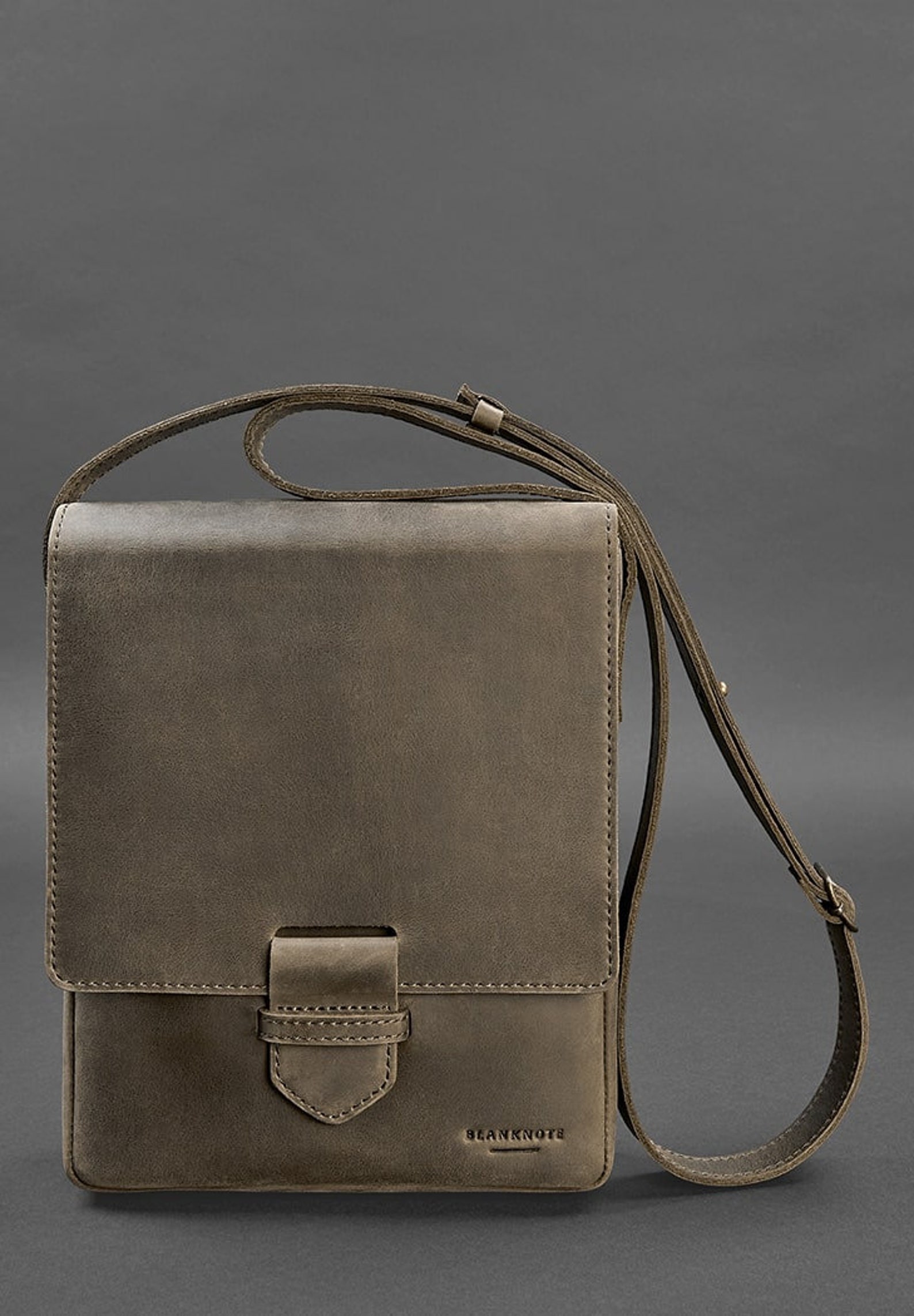 Esquire Men's Leather Messenger Bag - Etsy
