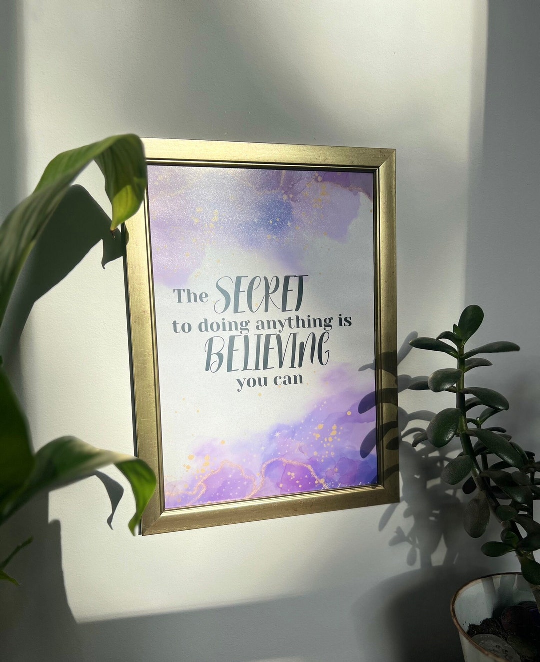 DIGITAL PRINTABLE Uplifting & Inspiring Affirmation Artwork to Print ...