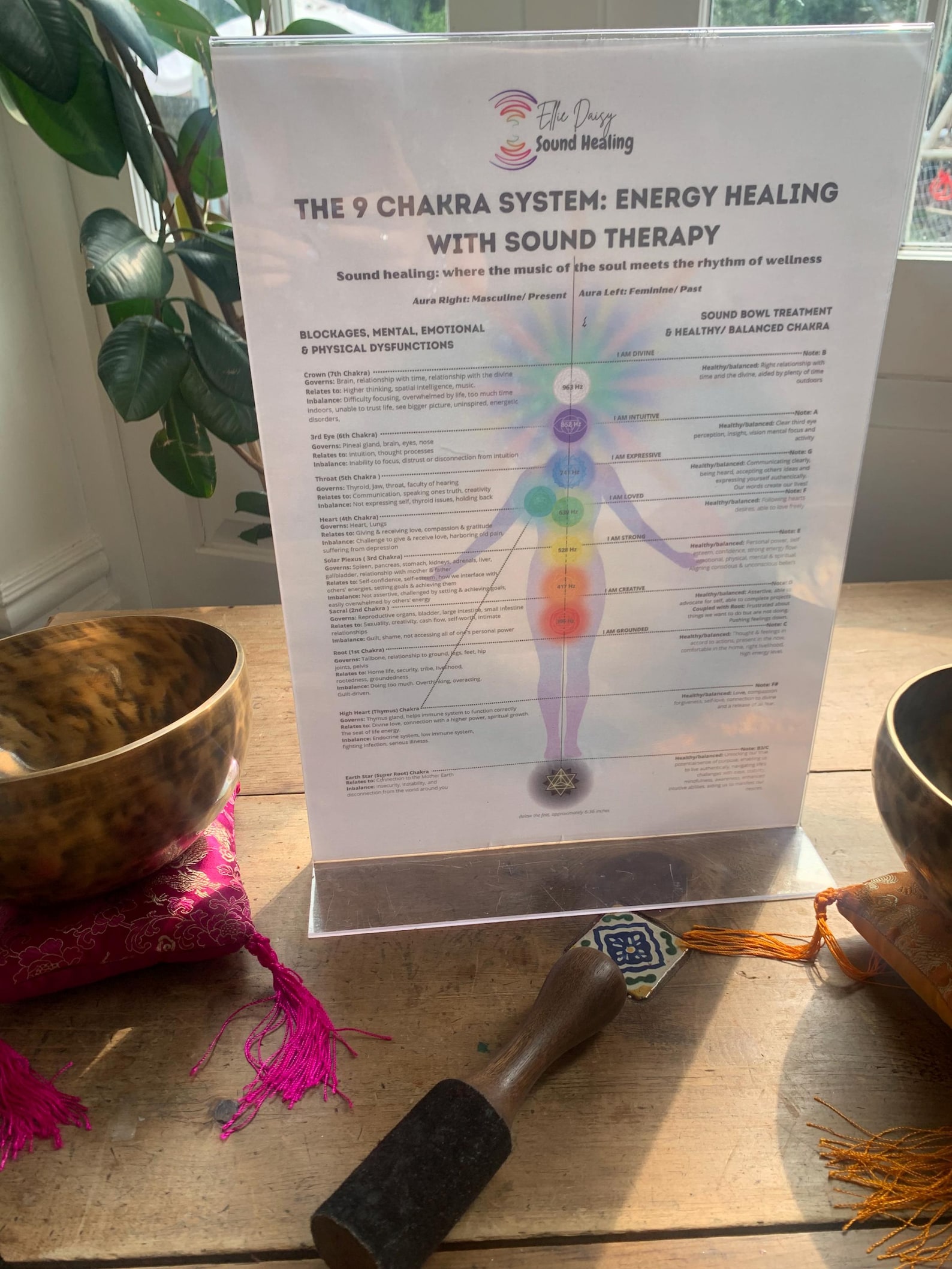 The 9 Chakra System: Energy Healing With Sound Therapy [digital Poster ...