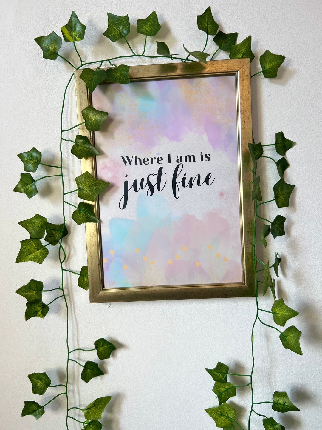 DIGITAL PRINTABLE Uplifting & Inspiring Affirmation Artwork to Print ...