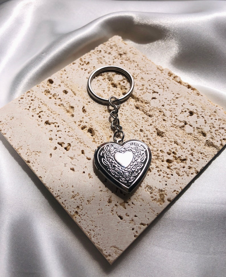 Photo Frame Keychain,keyring Heart Medallion Keychain,christmas Gift ...