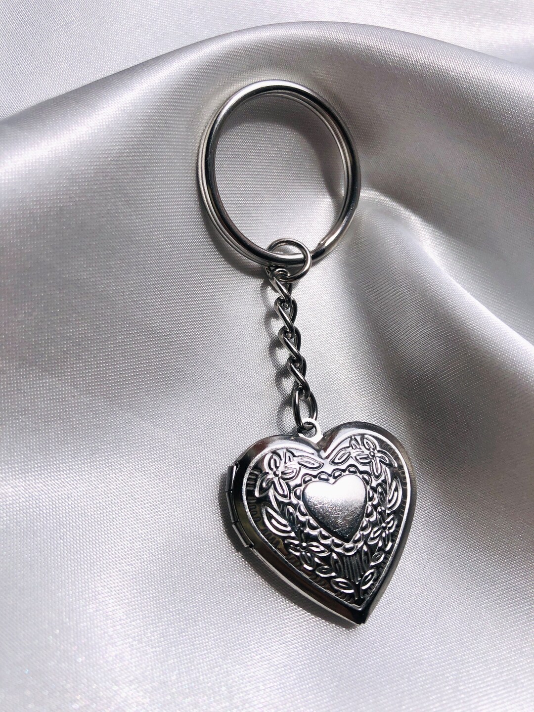 Photo Frame Keychain,keyring Heart Medallion Keychain,christmas Gift ...
