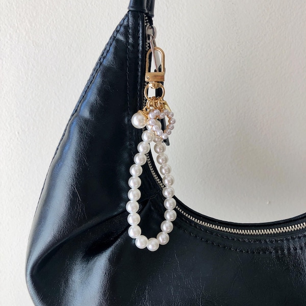 Pearl Key Chain - Etsy
