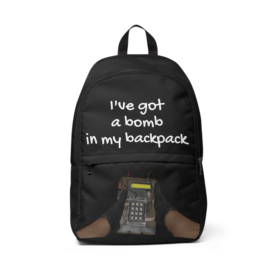 Funny Meme Backpack School Trip Bomb Usa - Etsy