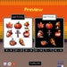 Cute Autumn Theme Pixel Art Style Sub, Bid, Emotes Badge for Twitch and ...