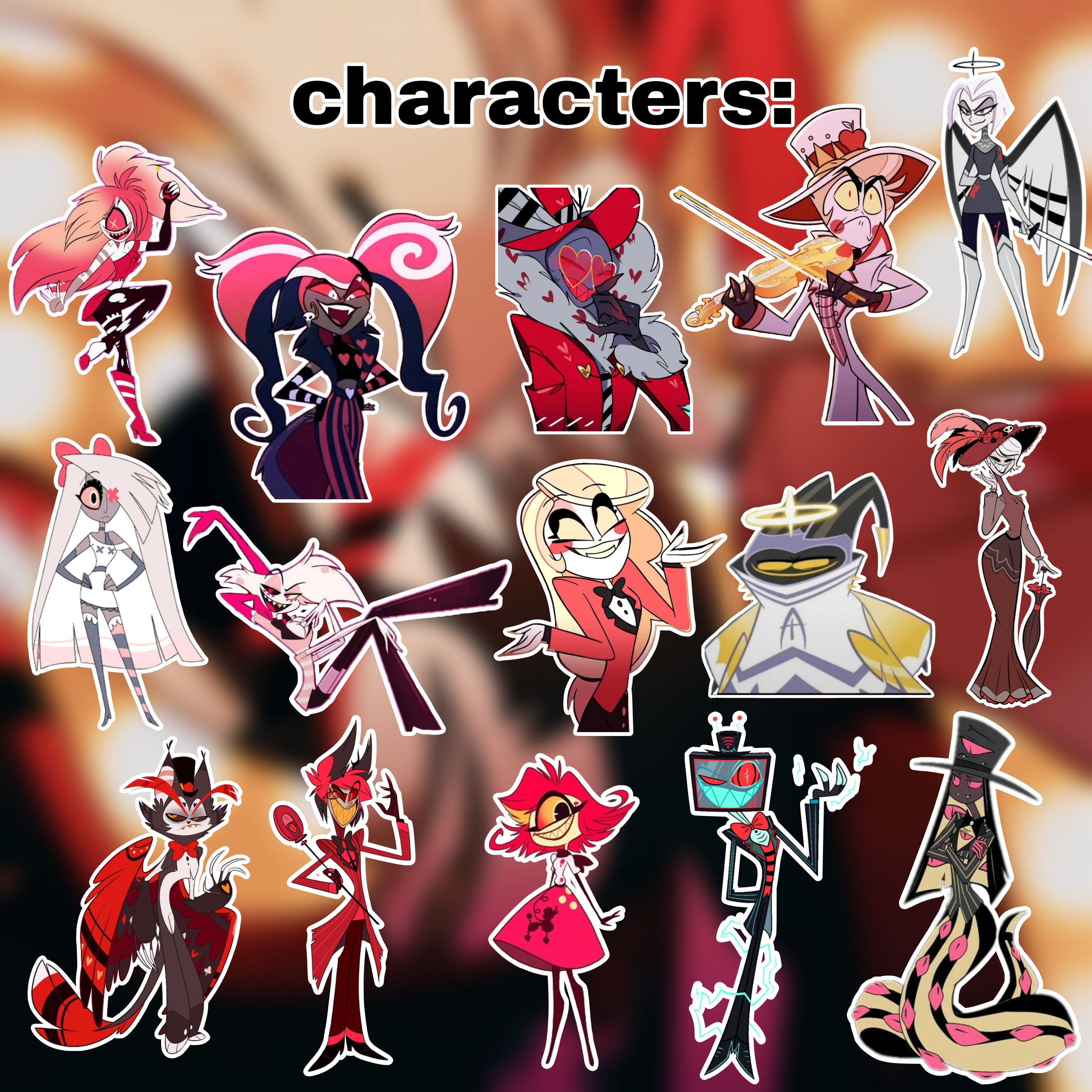 Hazbin Hotel Style Bundle - Etsy
