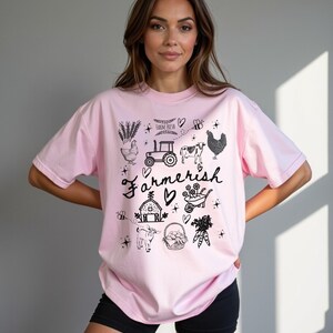 Farmerish T-shirt Cute Farm Life Graphic Tee, Western Country Girl ...