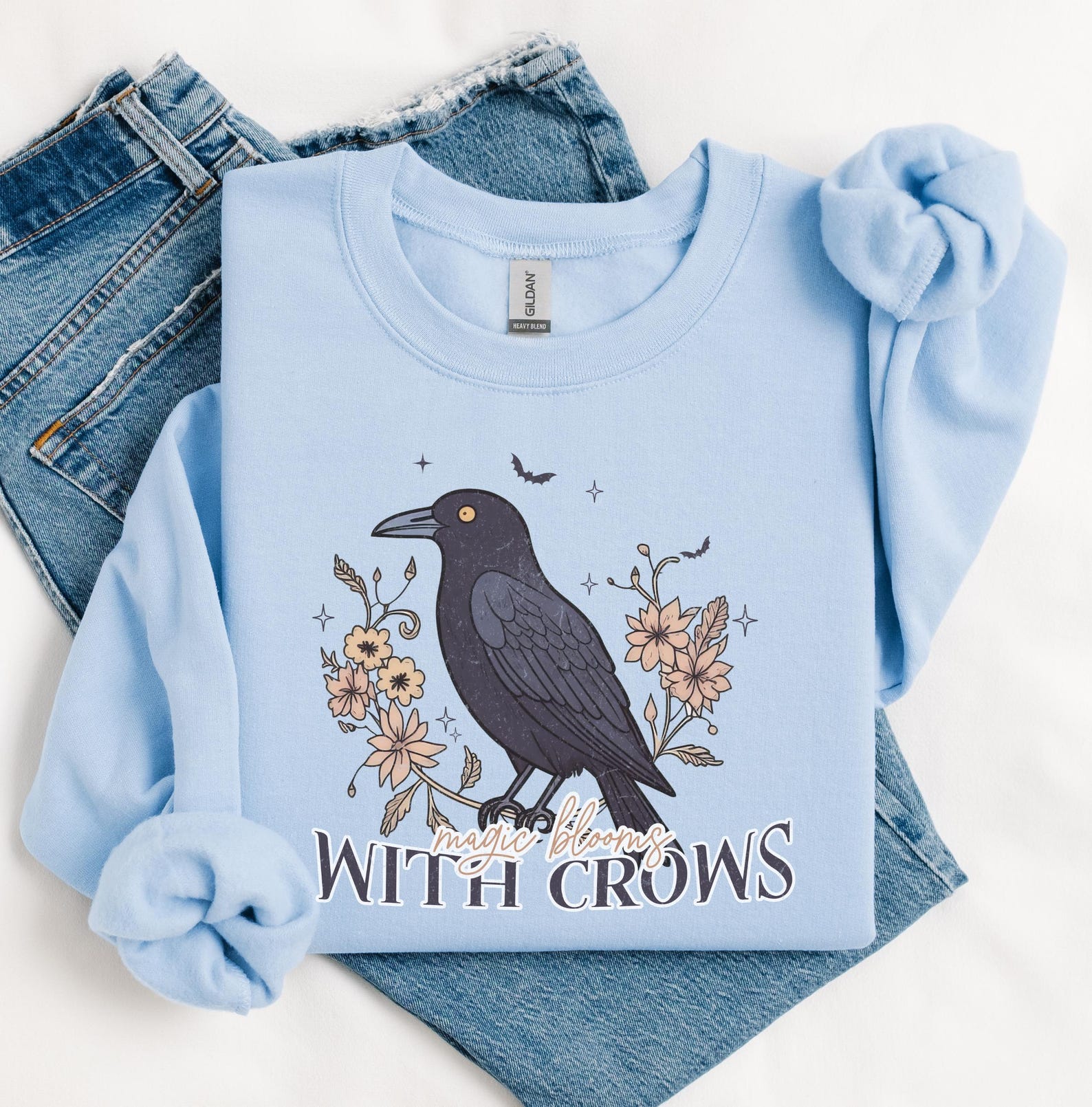 Crow Sweatshirt Gothic Sweater Dark Academia Fashion Bird Gift ...