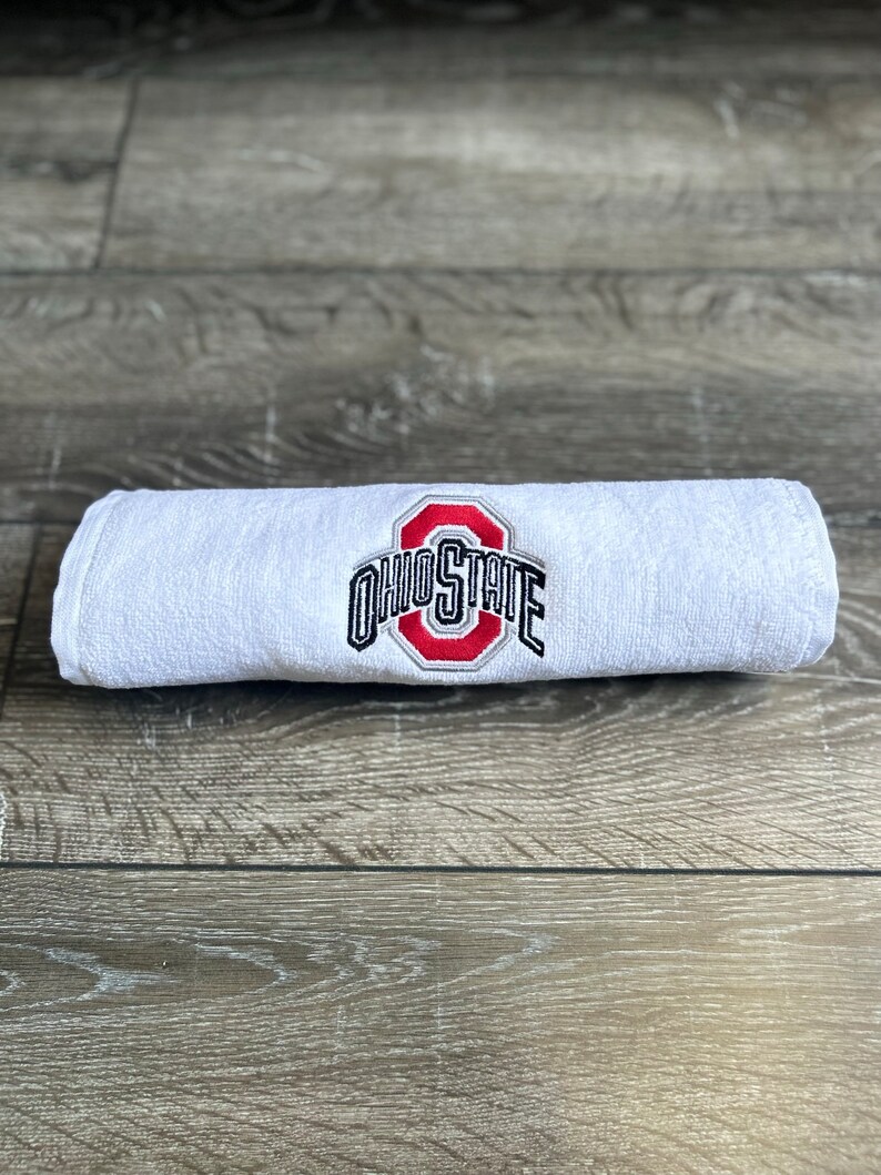 Ohio State University Logo Embroidered Fitness Towel - Etsy