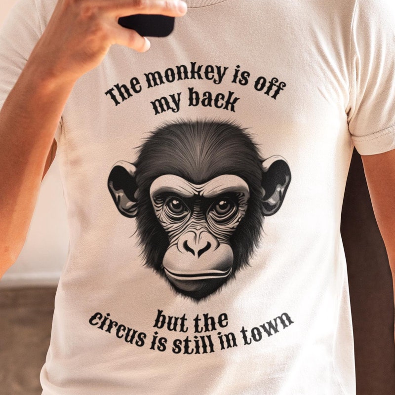 Monkey Sober T Shirts - Etsy