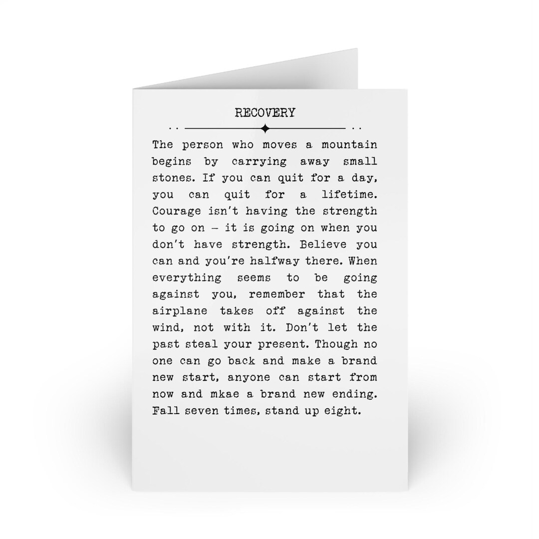 Inspirational Greeting Cards: Motivational Wellness Note Cards With ...