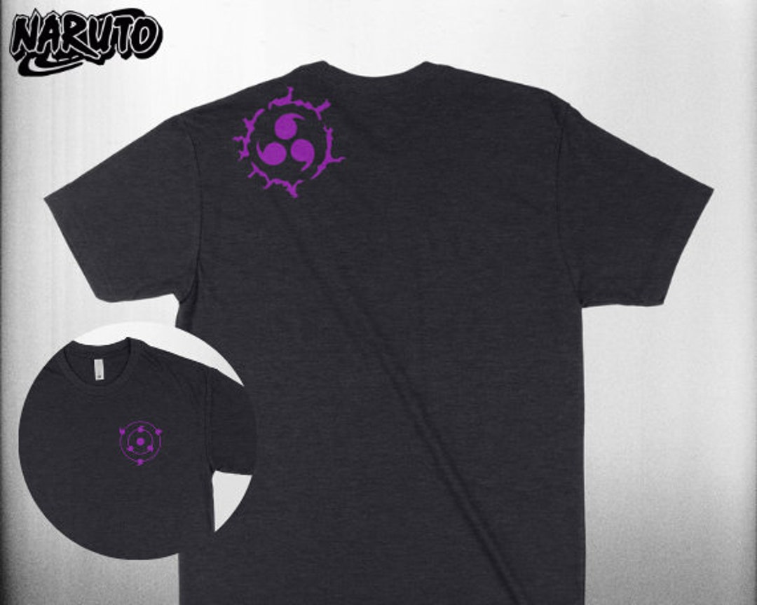 Sasuke Rinne Sharingan Curse Mark T Shirt Naruto - Etsy