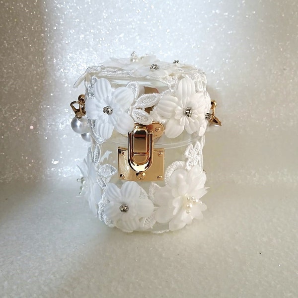 3d Flower Clutch Bag - Etsy