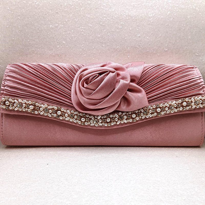 Dusty Rose Clutch - Etsy