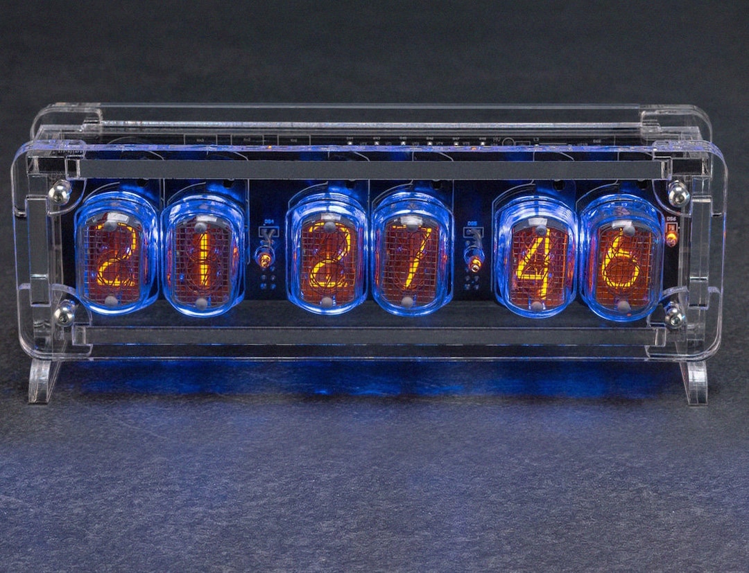 Nixie Tube Clock With IN-12 Nixie Tubes Visual Effects - Etsy UK