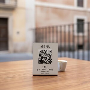 Custom Metal QR Code Sign: Small Business Marketing Stand - Etsy