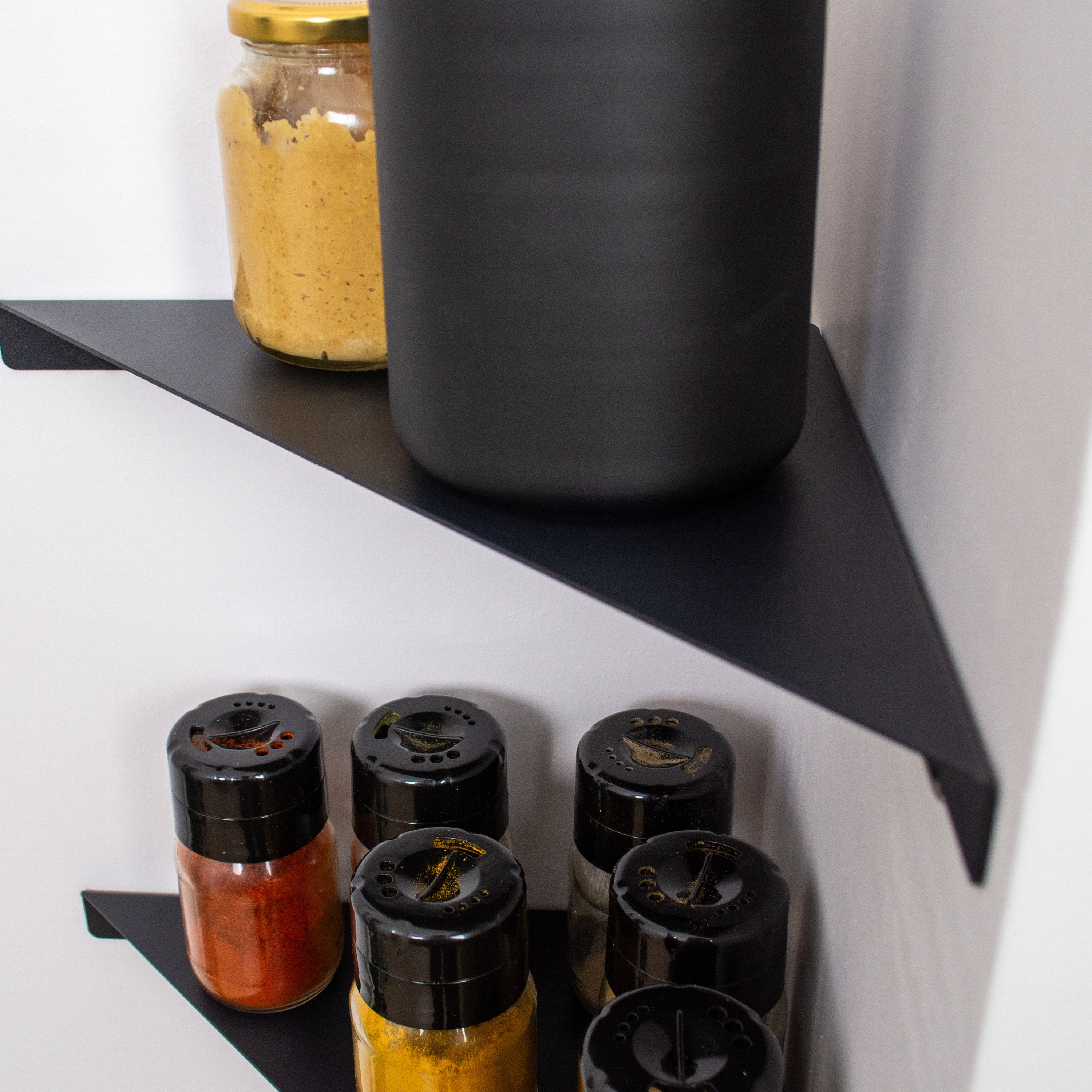 Metal Corner Shelf Black Floating Corner Shelves - Etsy