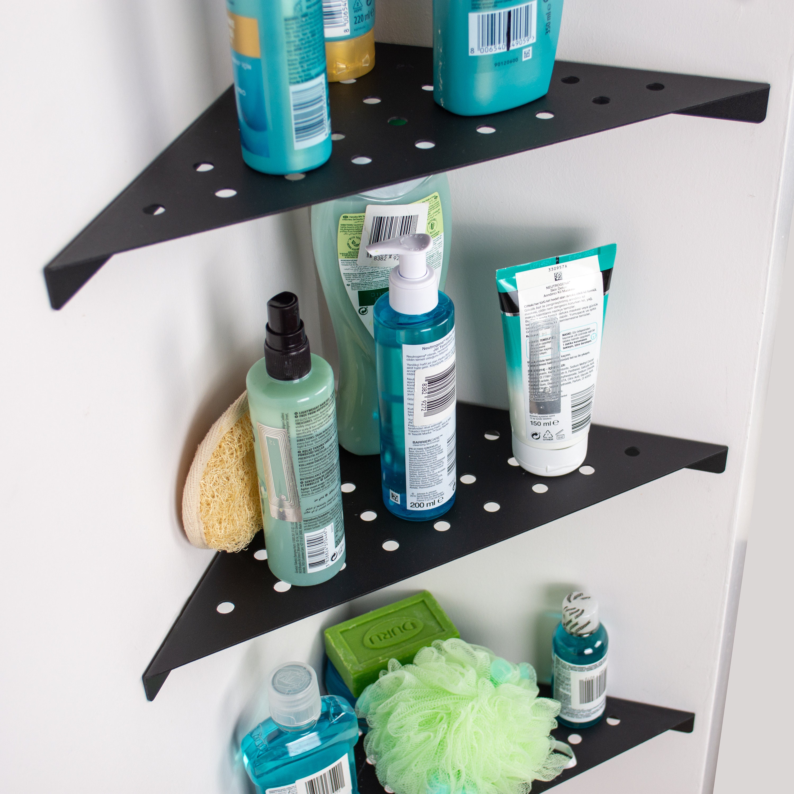 Modern Corner Shower Shelf, Bathroom Corner Organizer - Etsy