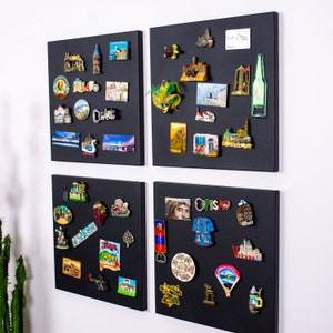 Metal Travel Magnet Board: Handmade Display Board - Etsy