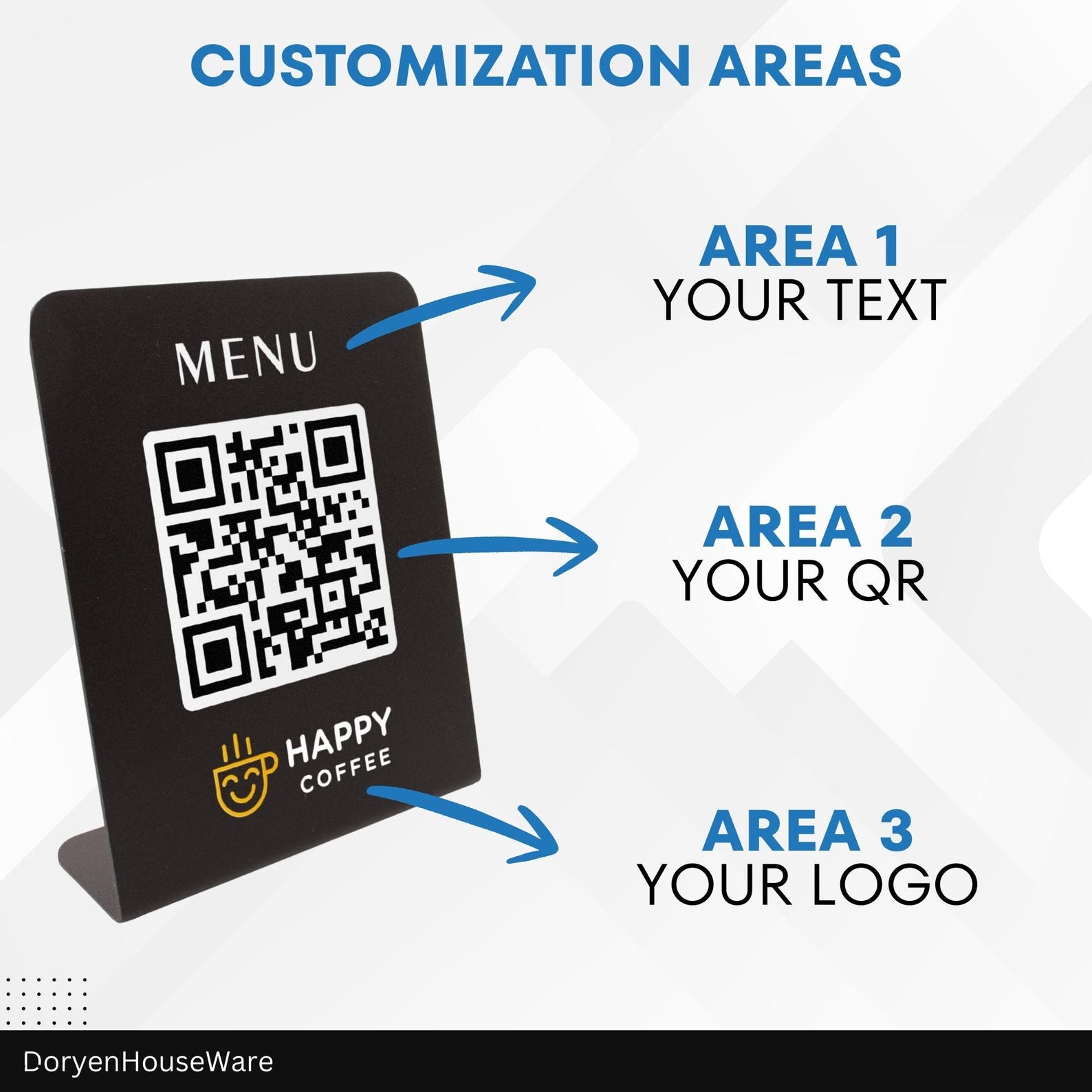 Custom Metal QR Code Sign: Small Business Marketing Stand - Etsy