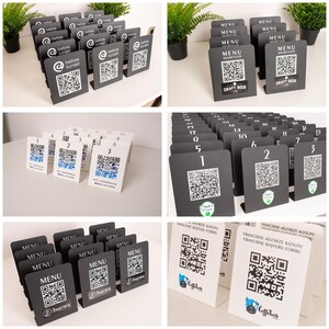 Custom Metal QR Code Sign: Small Business Marketing Stand - Etsy UK