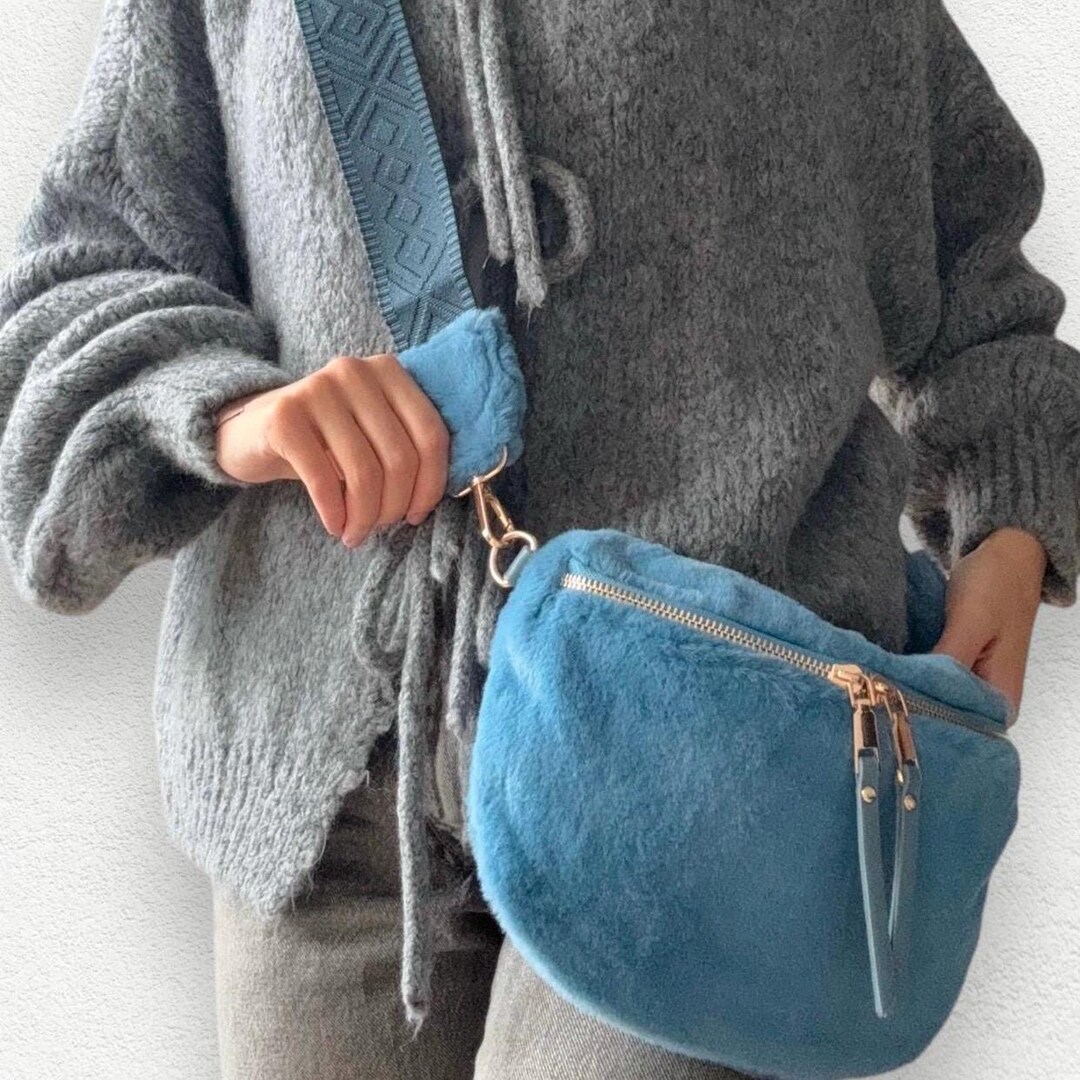 Fur Bag Plush, Fluffy Bag, Crossbody Bag, Bag Fur, Teddy Fur Shoulder ...